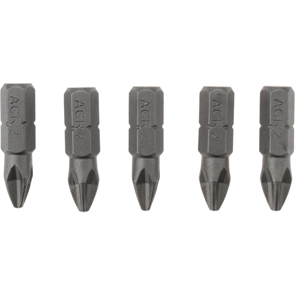 Paramount - Phillips Screwdriver Bits: Point Size: #2; Drive Size (Inch ...