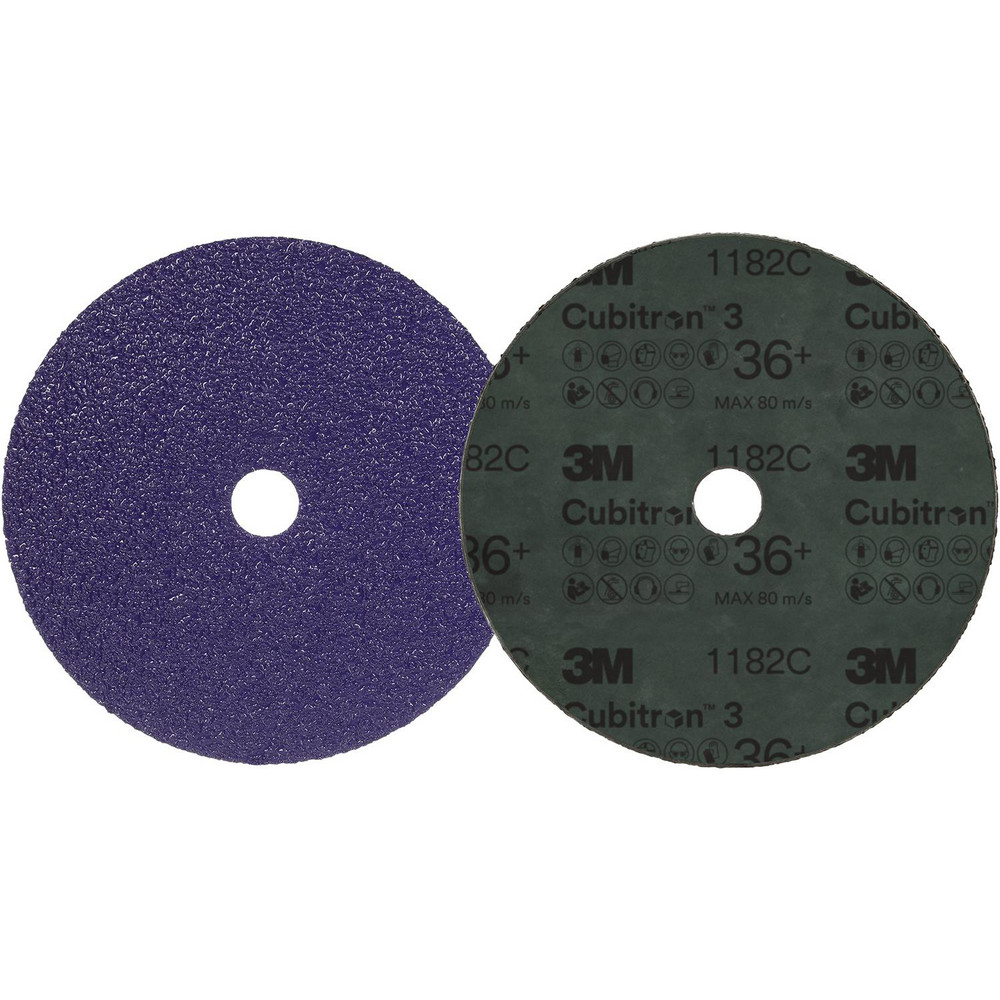 3M - Fiber Disc: 7" Disc Dia, 7/8" Hole, Arbor Hole, 36 Grit, Premium ...