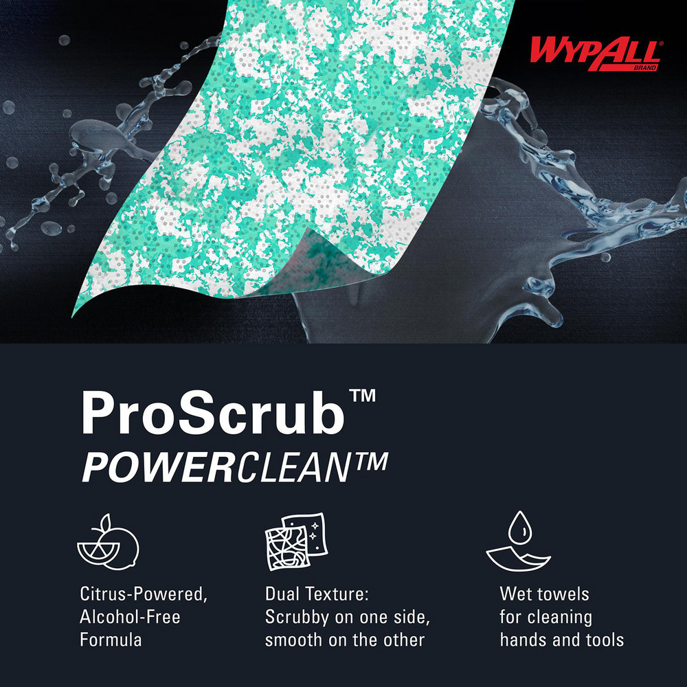 WypAll - Cleaning Wipes: Pre-Moistened, 75 Sheet/Pack | MSC Industrial ...