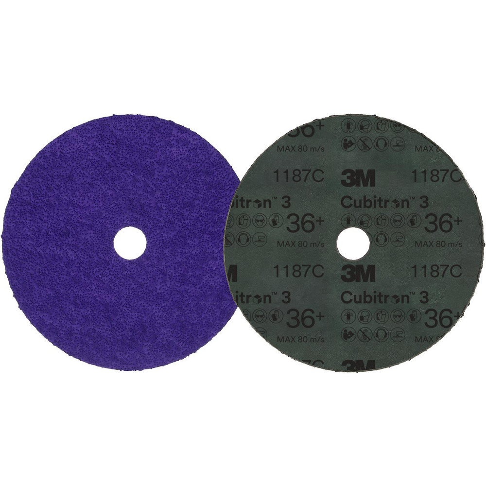 3M - Fiber Disc: 9-1/8" Disc Dia, 7/8" Hole, Arbor Hole, 36 Grit ...