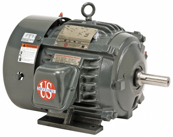 US Motors - Three Phase Premium Efficient AC Motor: TEFC Enclosure ...
