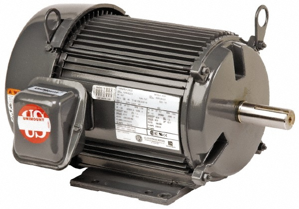 US Motors - Three Phase Premium Efficient AC Motor: TEFC Enclosure ...