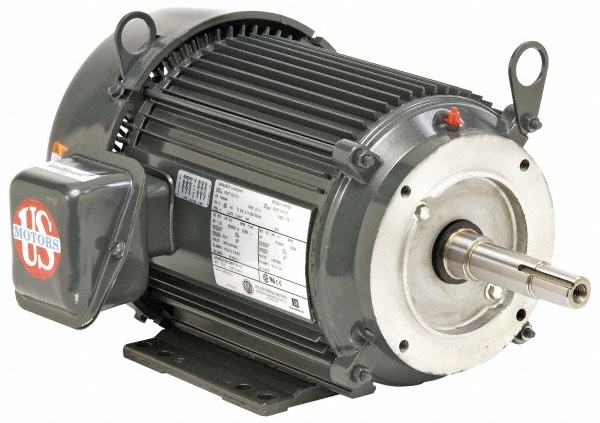 US Motors - Three Phase Standard Efficient AC Motor: TEFC Enclosure ...