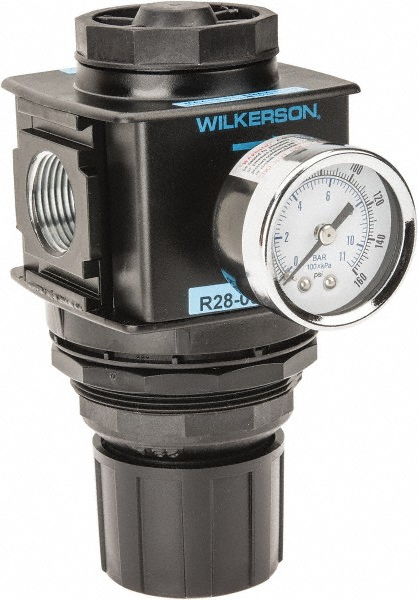 Wilkerson - 3/4 NPT Port, 176 CFM, Zinc Standard Regulator - 86371440 ...
