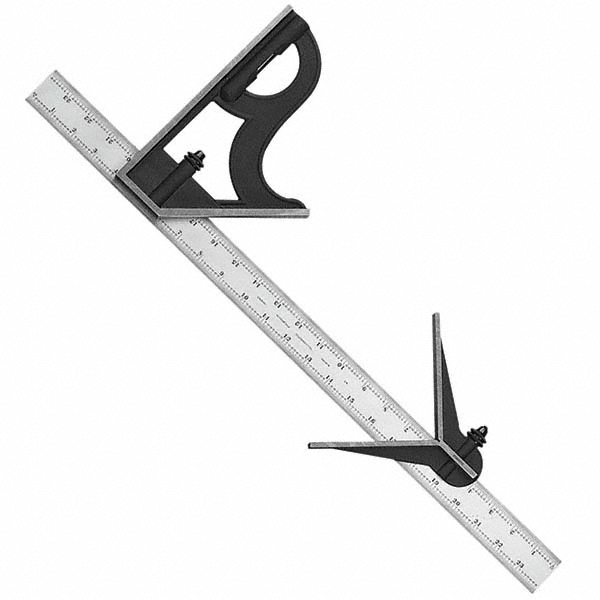 Starrett - 3 Piece, 24" Combination Square Set - 86400272 - MSC ...