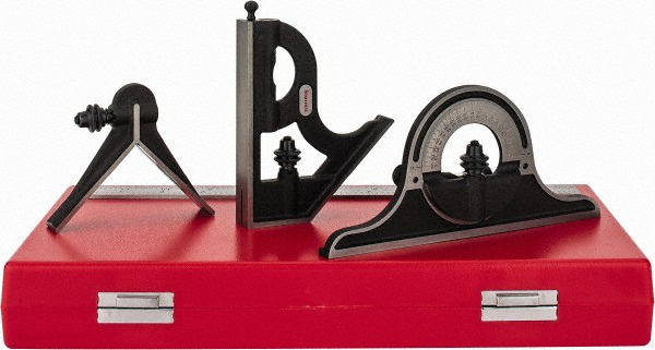 Starrett - 4 Piece, 12" Combination Square Set - 86400314 - MSC ...