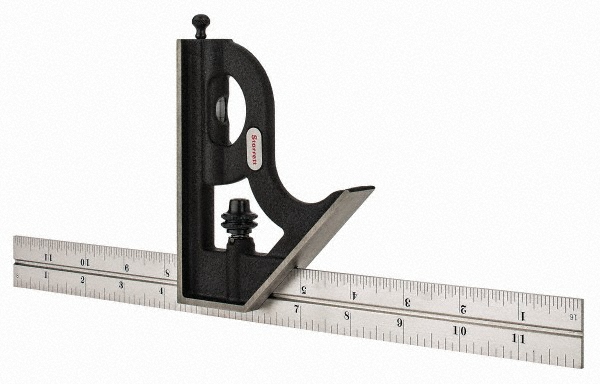 Starrett - 4 Piece, 12" Combination Square Set - 86400314 - MSC ...