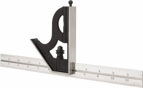 Starrett - 2 Piece, 12" Combination Square Set - 86400454 - MSC ...