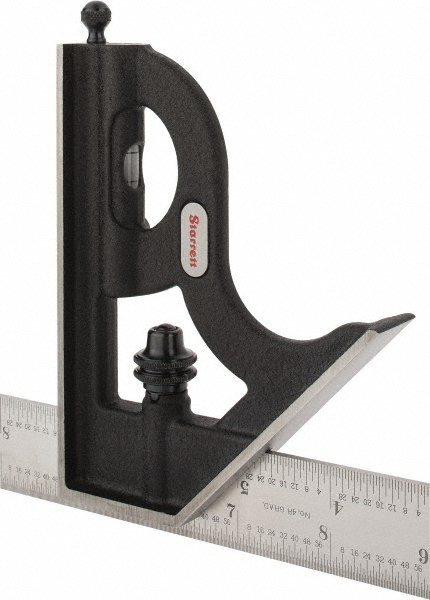 Starrett - 2 Piece, 12" Combination Square Set - 86400454 - MSC ...
