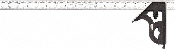Starrett - 2 Piece, 18" Combination Square Set | MSC Direct