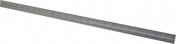 Starrett - 24 Inch Long Blade, 16R Graduation Combination Square Blade ...