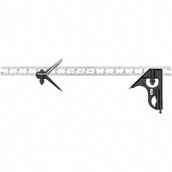 Starrett - 3 Piece, 18" Combination Square Set | MSC Direct