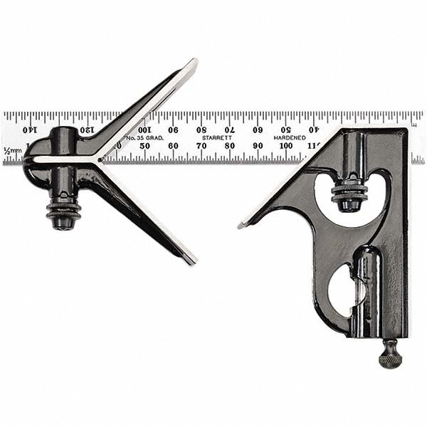 Starrett - 3 Piece, 150mm Combination Square Set | MSC Direct