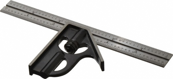 Starrett - 2 Piece, 6" Combination Square Set - 86402773 - MSC ...