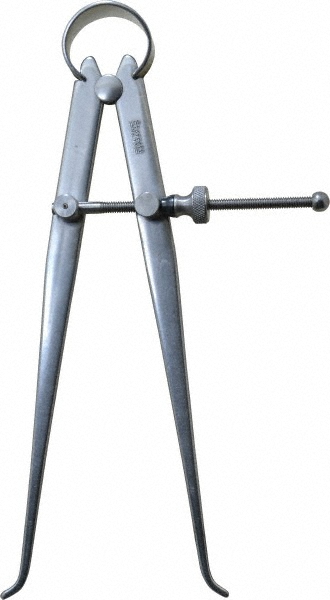 Starrett - 6 Inch Leg, Spring Joint, Steel, Polished, Inside Caliper ...