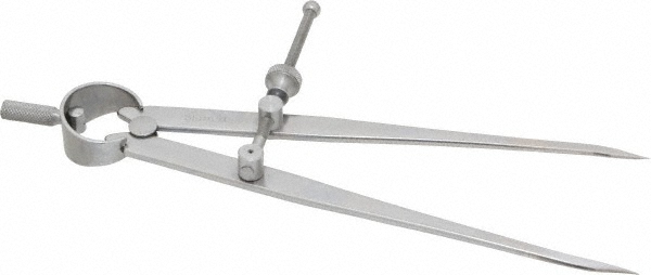 Starrett - 6 Inch Leg, Spring Joint, Steel, Polished, Divider ...