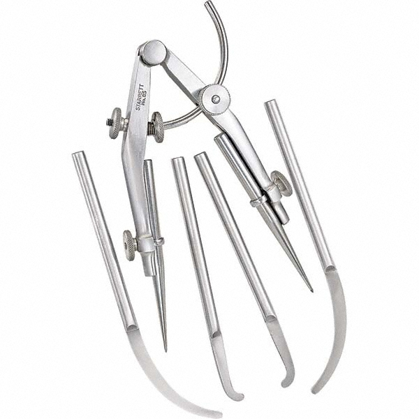 Starrett - 7 Inch Leg, Spring Joint, Forged Steel, Divider | MSC Direct