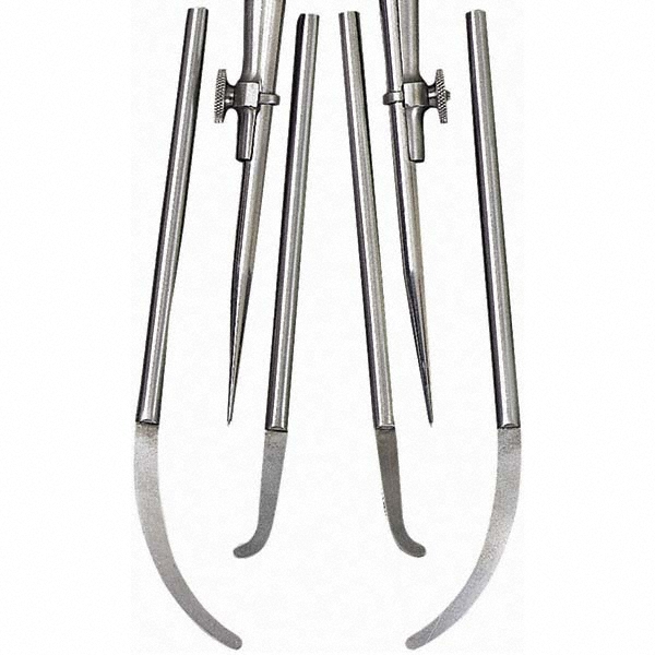 Starrett - 9 Inch Leg, Spring Joint, Forged Steel, Divider - 86404233 ...