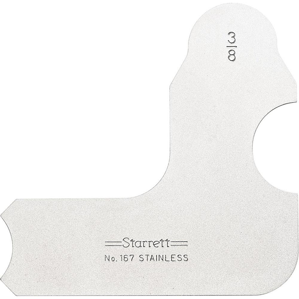 Starrett - 3/8 Inch Radius Gage | MSC Direct