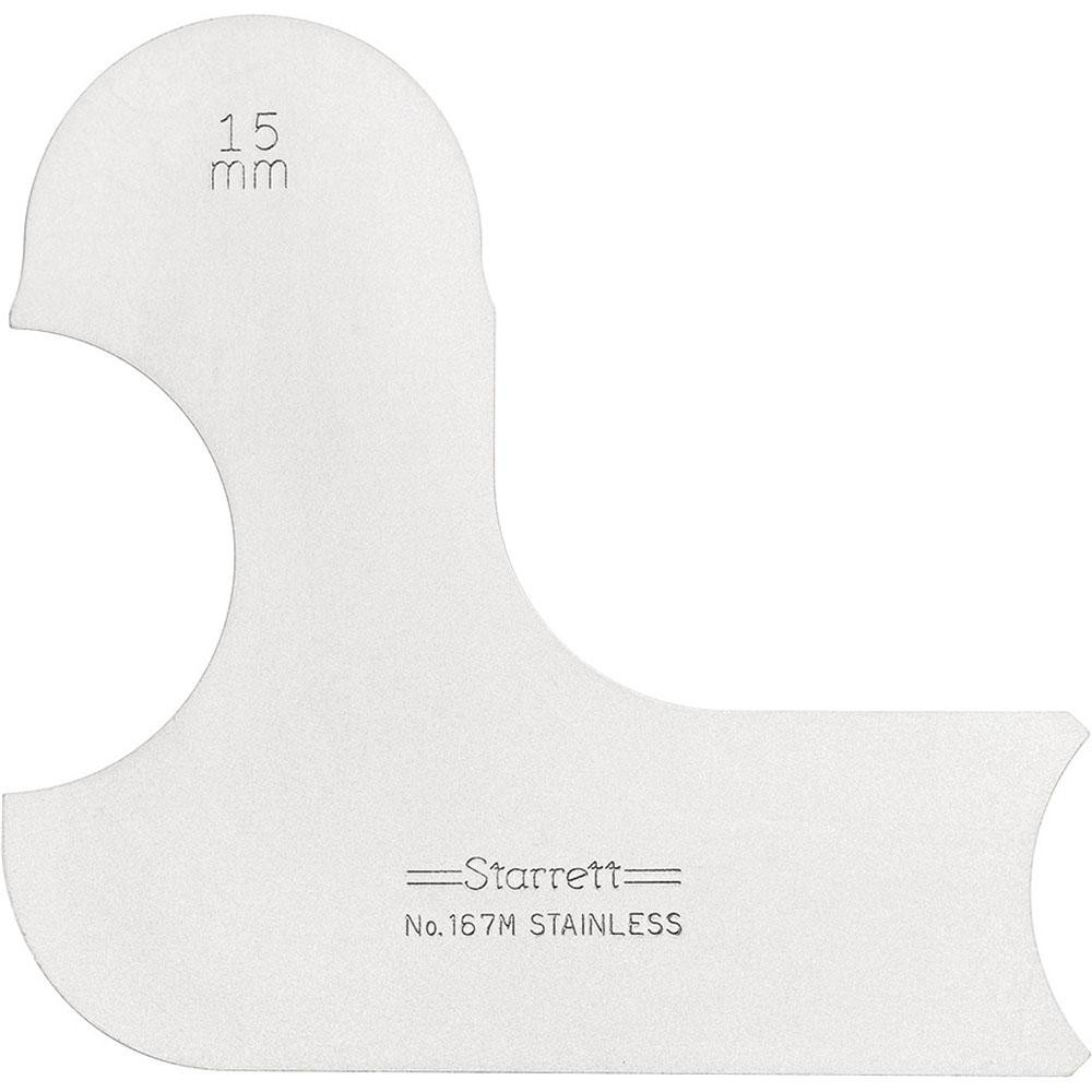 Starrett - 15mm Radius Gage | MSC Direct