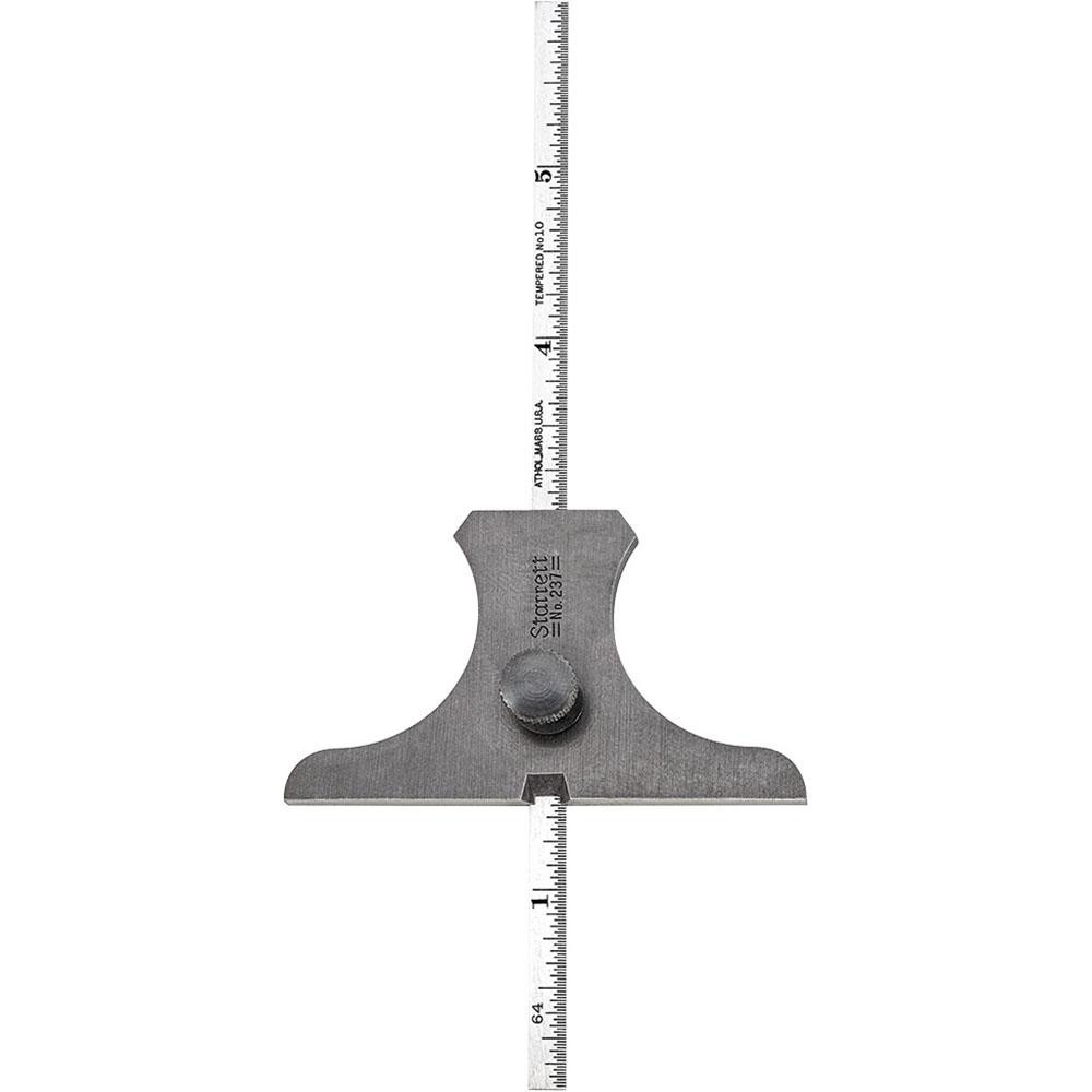 Starrett - Rule Depth Gages: Maximum Measurement (Inch): 6 | MSC Direct