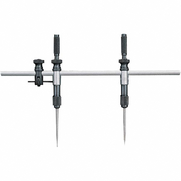 Starrett - 9 Inch Leg, Steel, Bright Chrome Finish, Trammels | MSC Direct