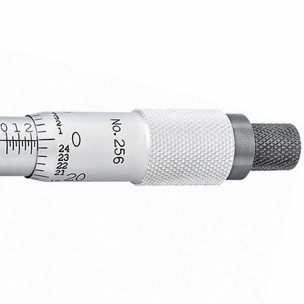 Starrett - 0 to 1 Inch, 0.001 Inch Graduation, Plain Thimble ...