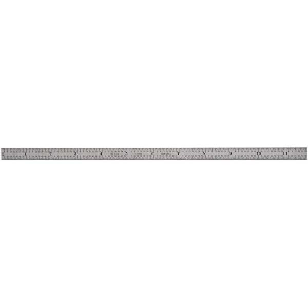 Starrett - 11-3/4" Long, 1/64, 1/32" and 0.5, 1mm Graduation, Flexible ...