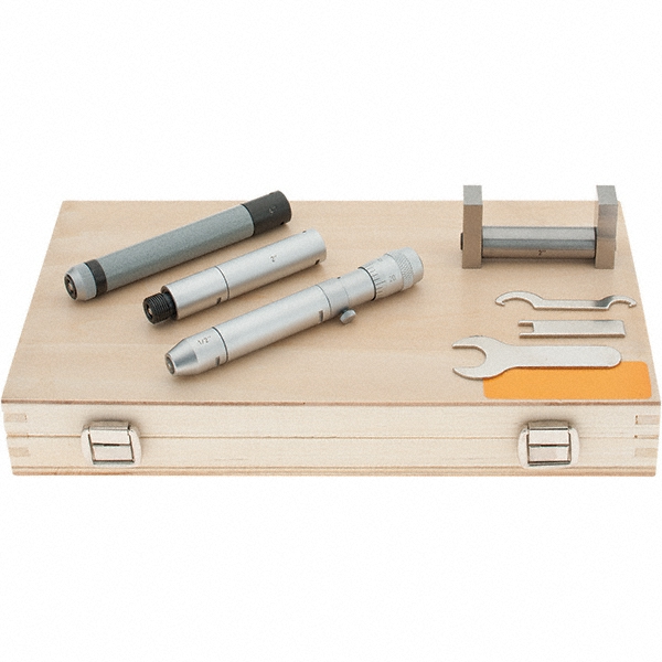 Starrett - Mechanical Inside Micrometer Set: 2 to 12" Range | MSC Direct