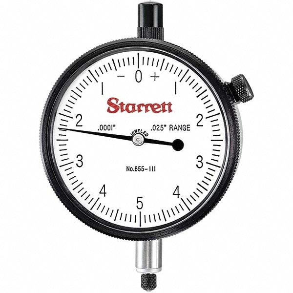 Starrett - Dial Drop Indicator: 0.0500" Max Measurement, 0-10-0 Dial Reading | MSC Direct