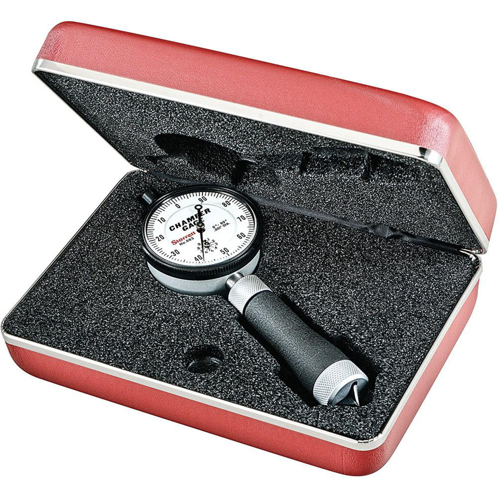 Starrett - Internal Chamfer Gage: 0 to 1/2", 0 to 90 ° | MSC Direct