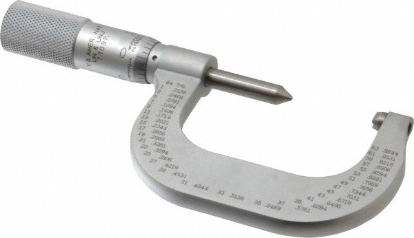 Starrett - 1 to 2" Range, Mechanical Screw Thread Micrometer - 86447356 ...
