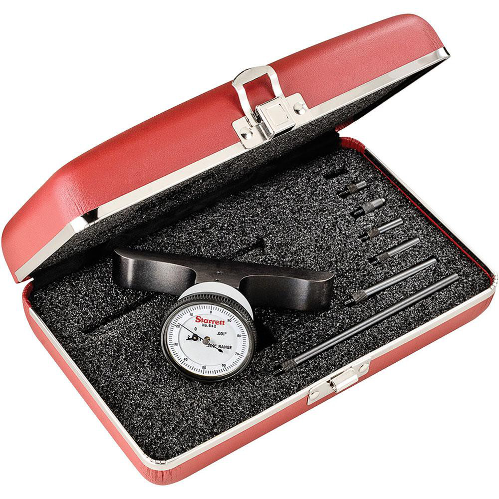 Starrett - 0 to 8.6 Inch Range, Steel, White Dial Depth Gage | MSC ...