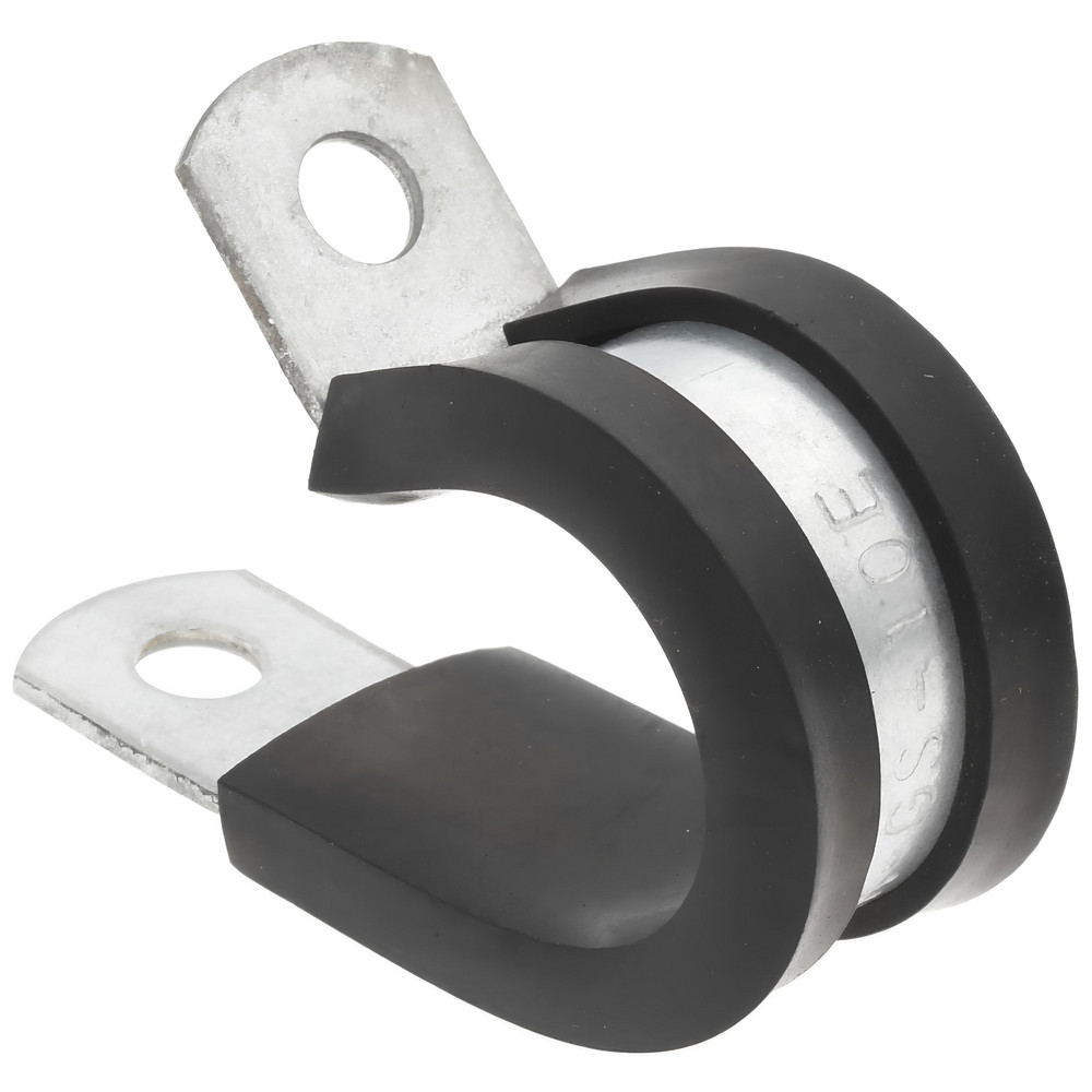 Made in USA - Cushion Clamp: 5/8" Pipe, Galvanized Steel & Silicone ...