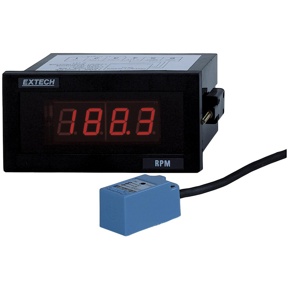 FLIR - Tachometers: Panel Mount Tachometer, 0.1, LED, 5 RPM | MSC Direct