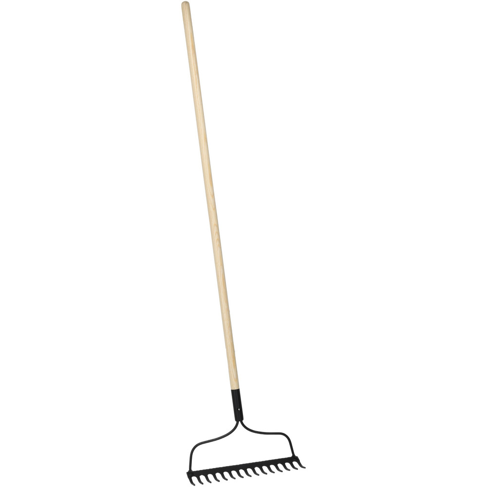 PRO-SOURCE - Bow Rake with 52-3/4" Straight Wood Handle | MSC Direct