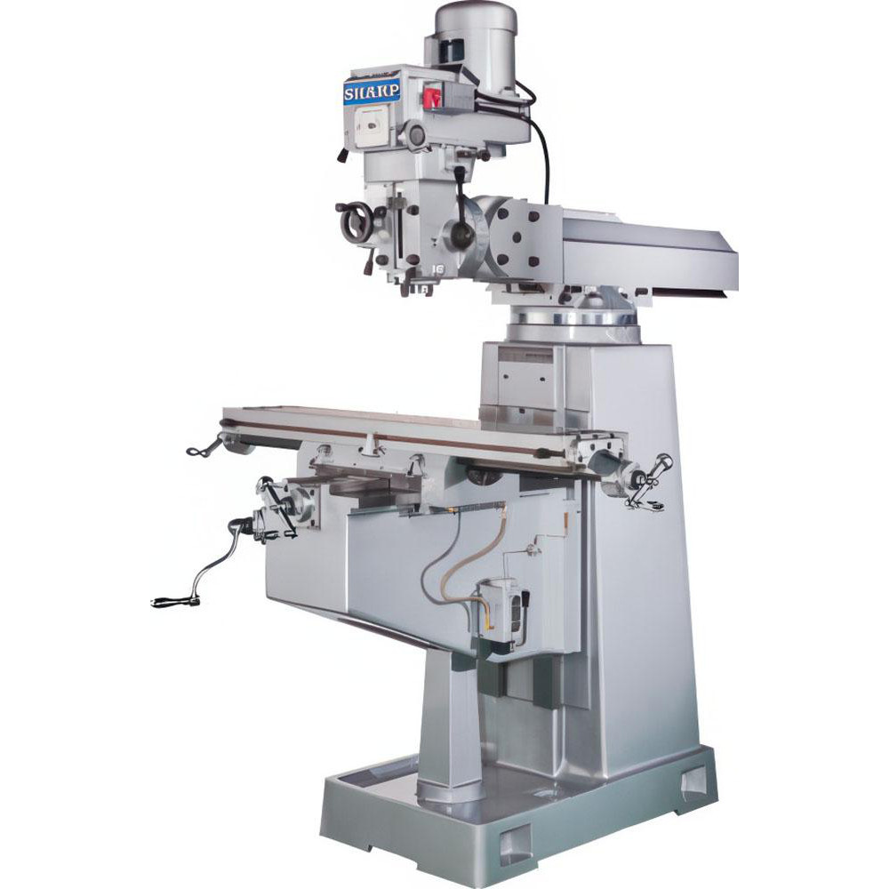 Sharp - 10" x 54" Knee Milling Machine: 5.00 hp, Variable Speed, Three ...