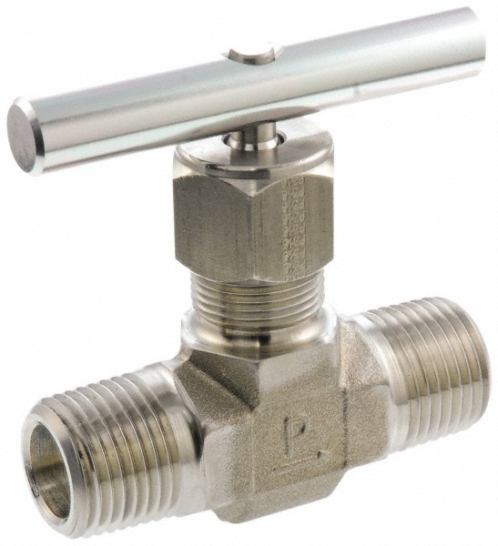 Parker - 5,000 Max psi, 1/2" Pipe, 316 Grade Stainless Steel, Inline ...