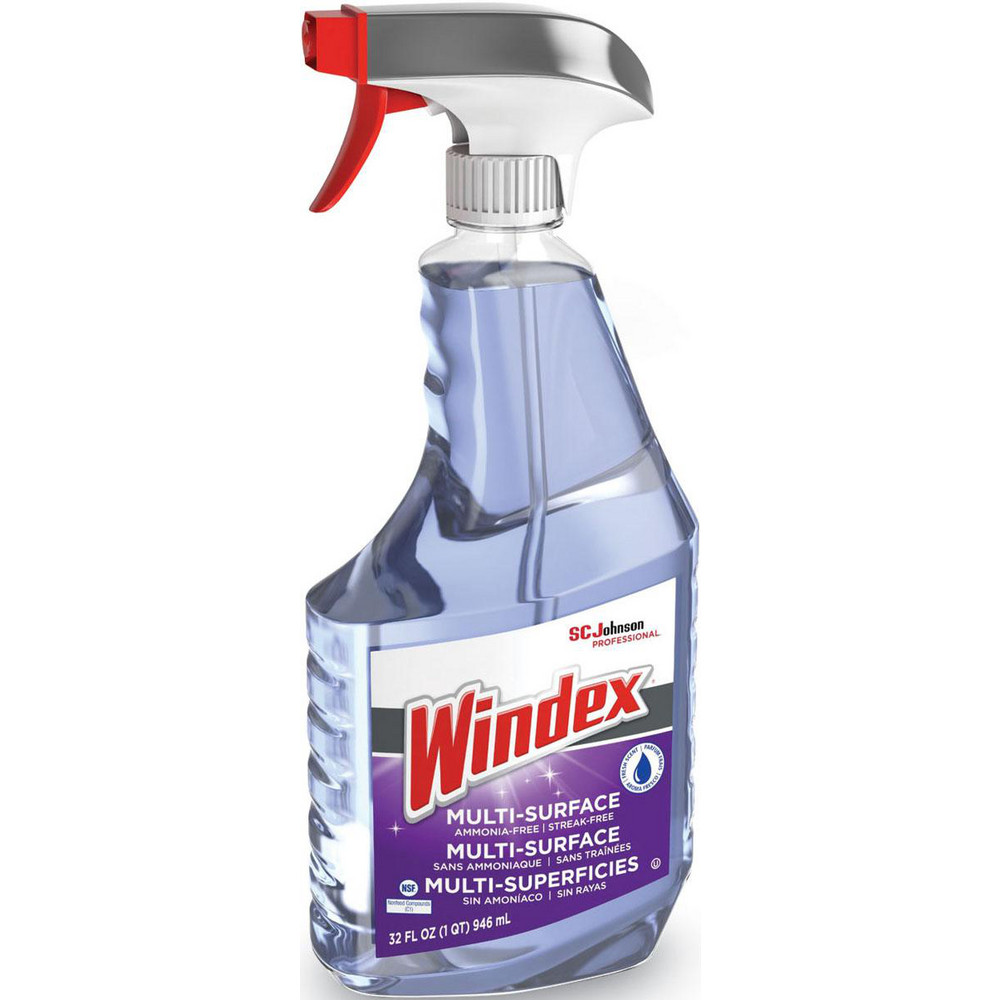 Windex - Windex Ammonia-Free Multi-Surface, Streak-Free Cleaner, 32 oz Spray Bottle, 8/case ...