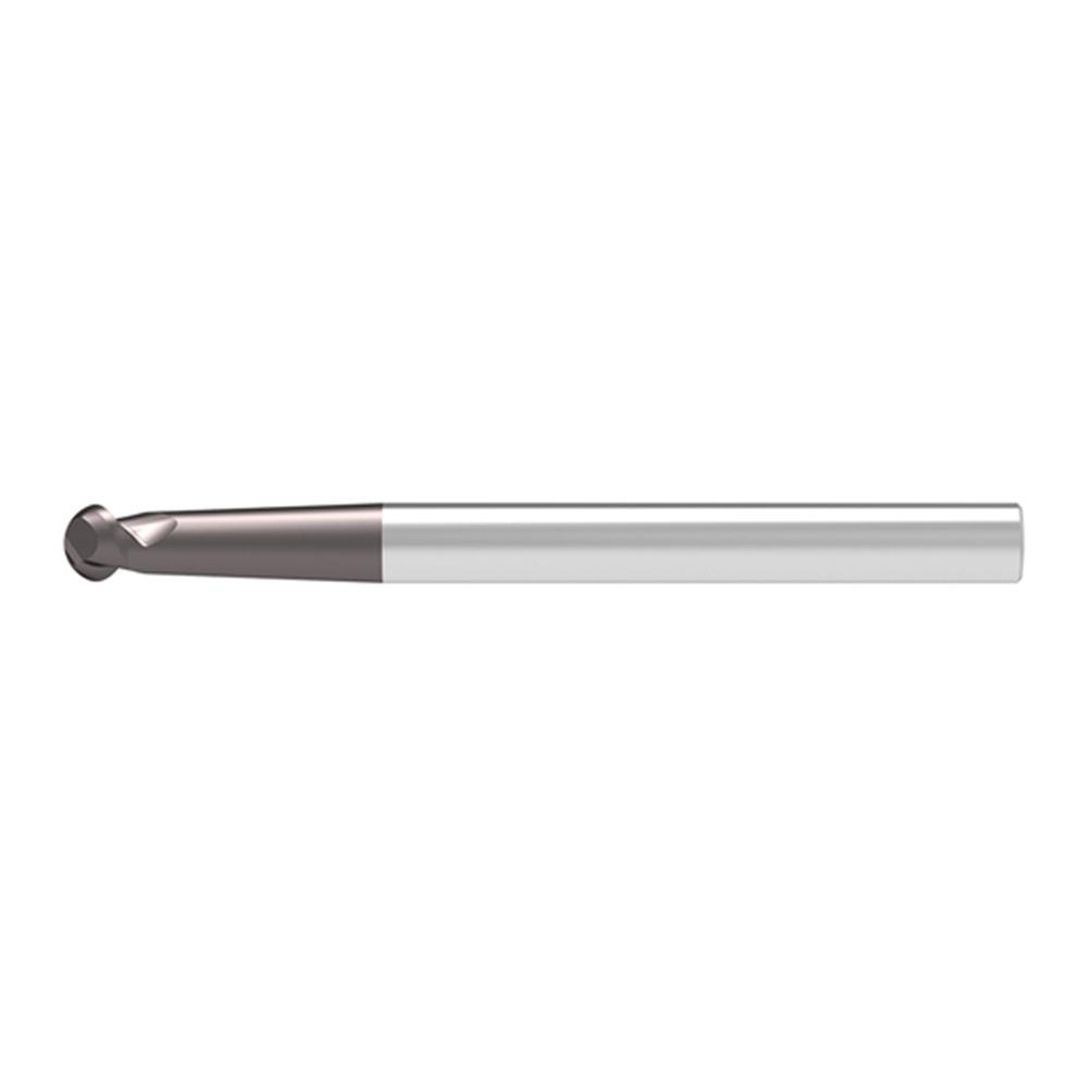 WNT - Ball End Mill: 12.00 mm Dia, 9.00 mm LOC, 2 Flute, Solid Carbide ...