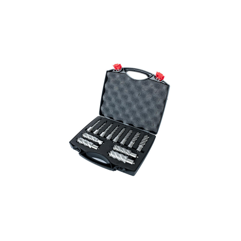 Evolution Power Tools - Annular Cutter Set: 12 Pc, 7/16 to 1-1/8" Dia ...
