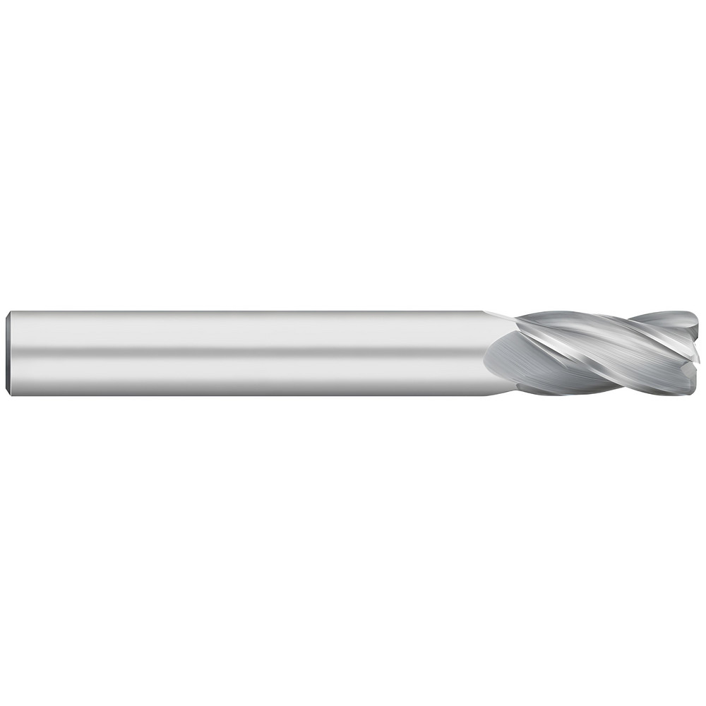 Titan USA - Corner Radius End Mill: 3/4" Dia, 2-1/4" LOC, 0.2500 ...