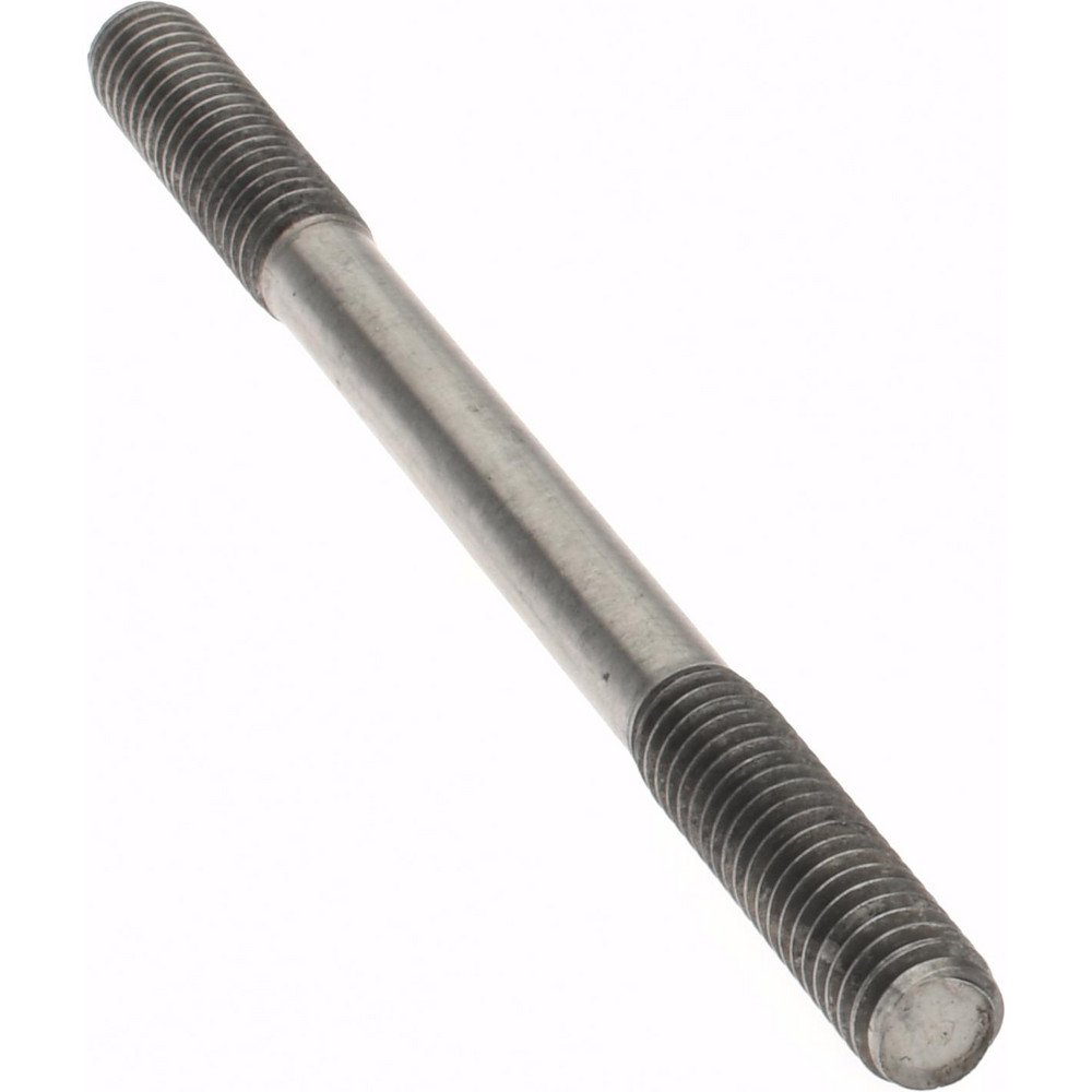 Gibraltar - Equal Double Threaded Stud: 1/4-20, 4" OAL | MSC Direct