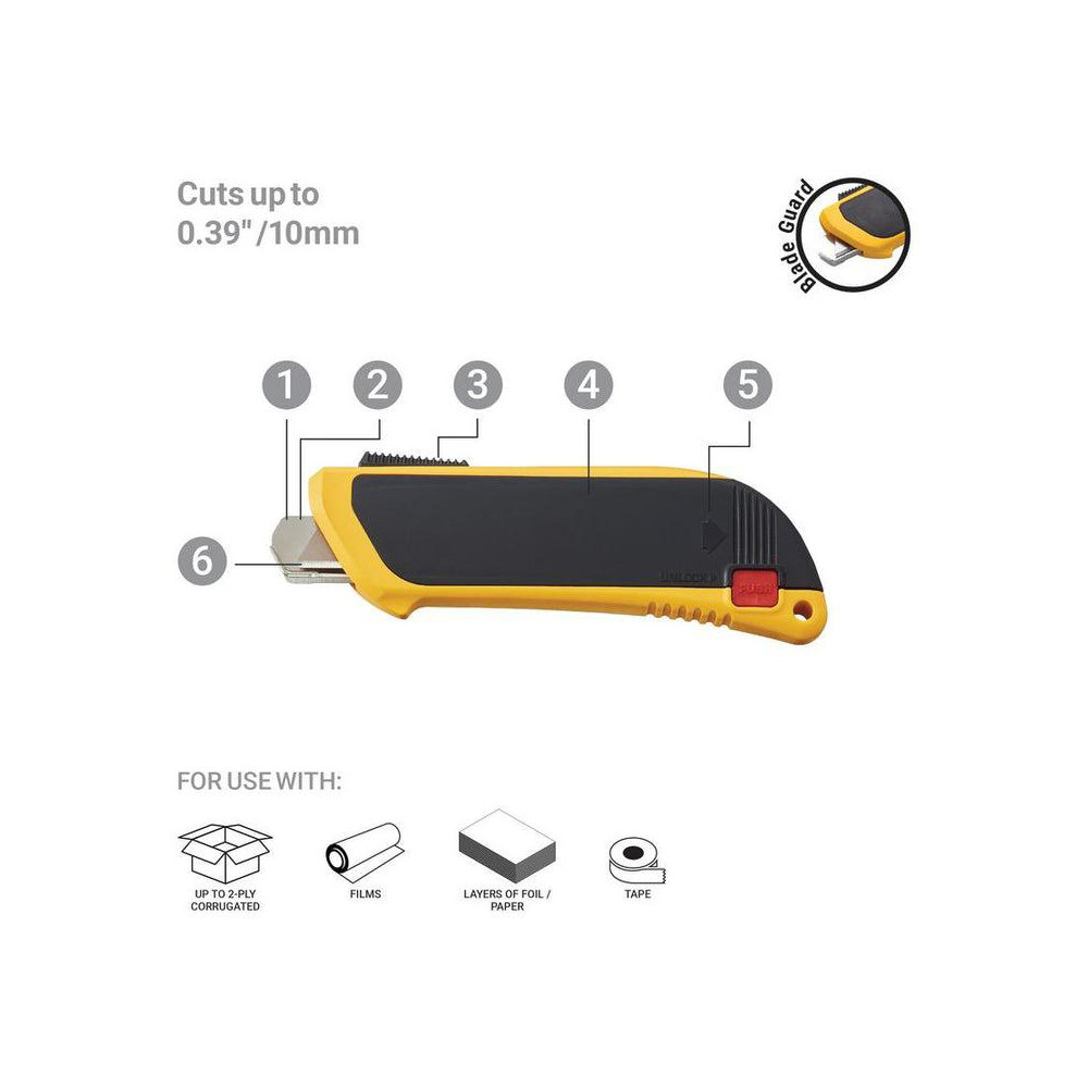 Olfa - Utility Knife: Retractable | MSC Direct