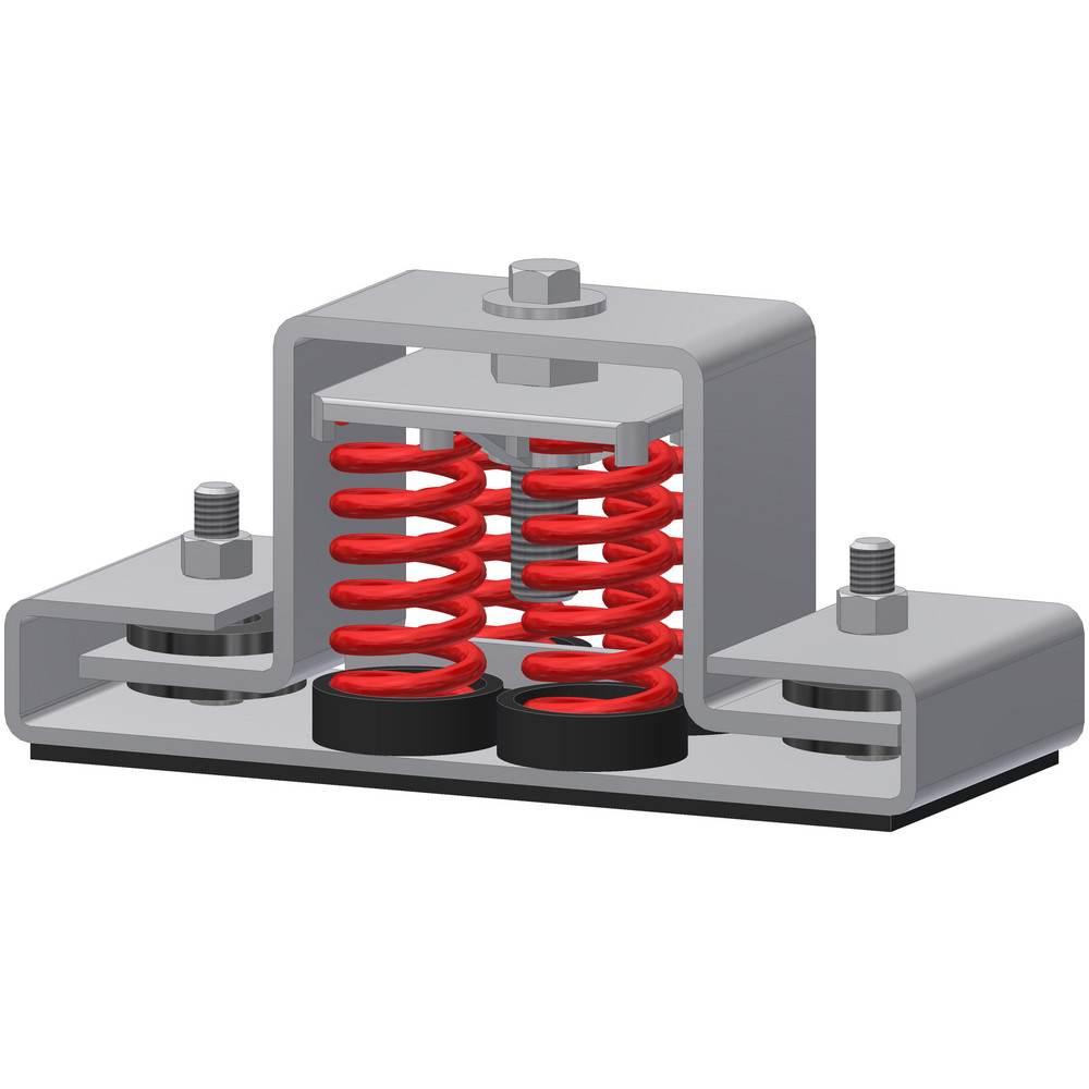 Mason Ind. - Deflection Spring Leveling Mount: 1/2 x 1-1/4 Thread, 4-1/ ...