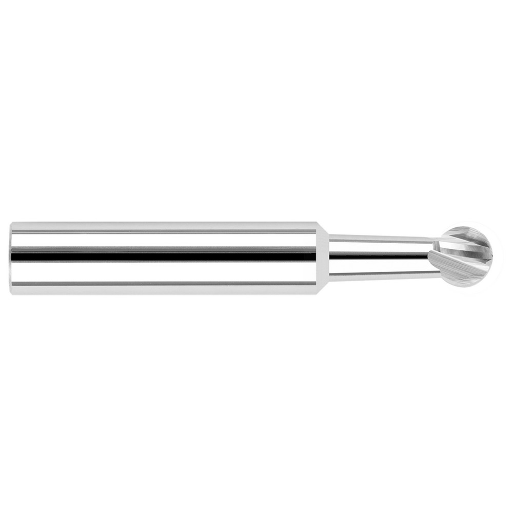 Harvey Tool - Undercutting End Mill: 3/32" Dia, 2 Flute, 0.0469" Radius ...