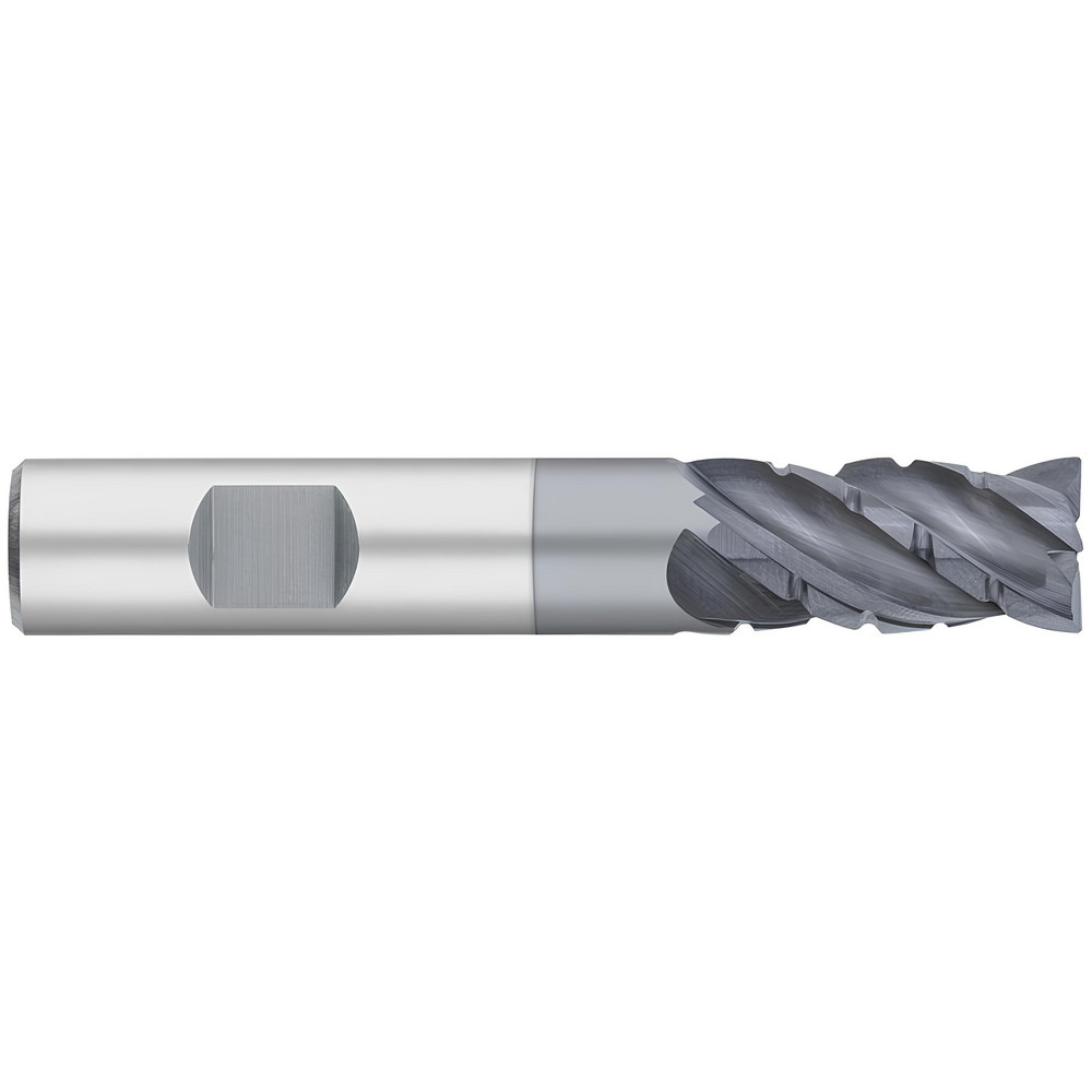 Titan USA - Corner Radius End Mill: 1/2" Dia, 1-1/4" LOC, 0.0600 ...