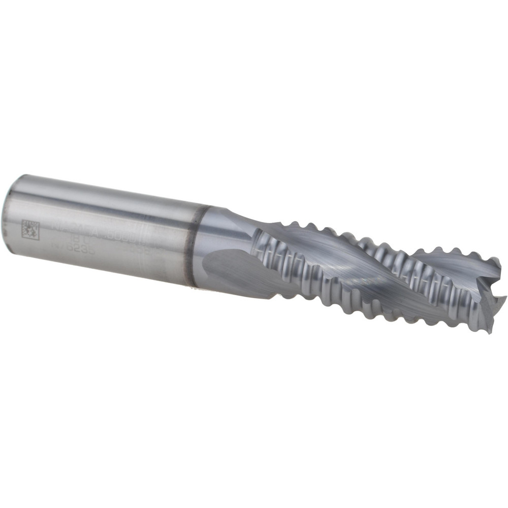 Seco - Roughing End Mill: 1/2" Dia, 3 Flute, Coarse Pitch, Single End ...