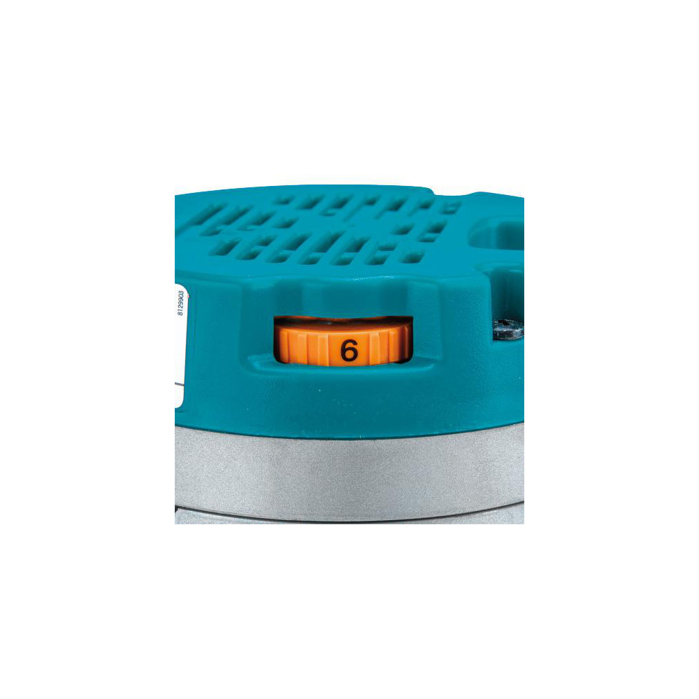 Makita - Electric Fixed Base Router: 1/2 & 1/4" Collet, 2.25 hp, 8000 ...