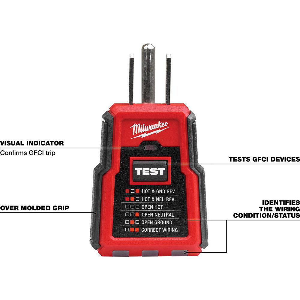 Milwaukee Tool - Circuit Continuity & Voltage Testers: Tester Type ...